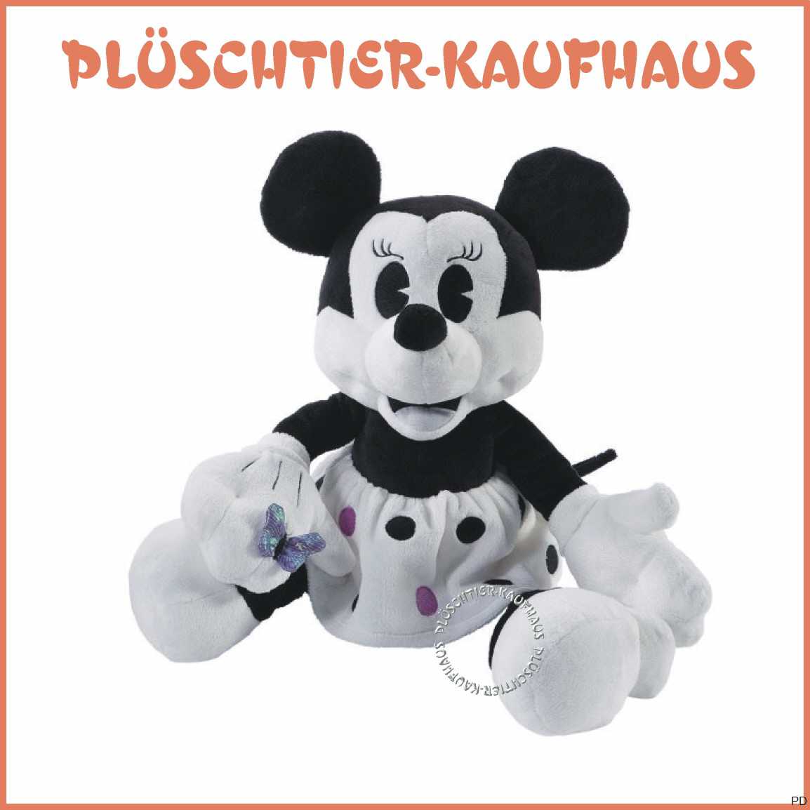 Mickey Mouse im Retro-Design, Minnie Maus groß